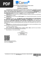 Certidão Regularidade Coren | PDF