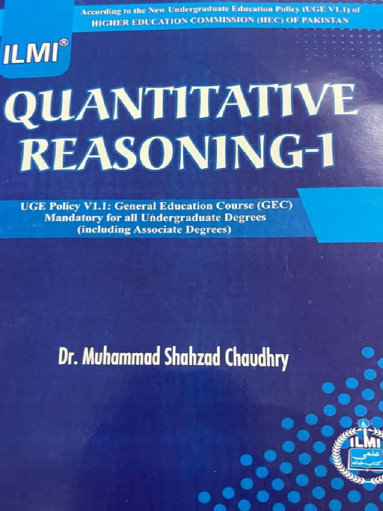 Quantitative Reasoning Ilmi Pdf