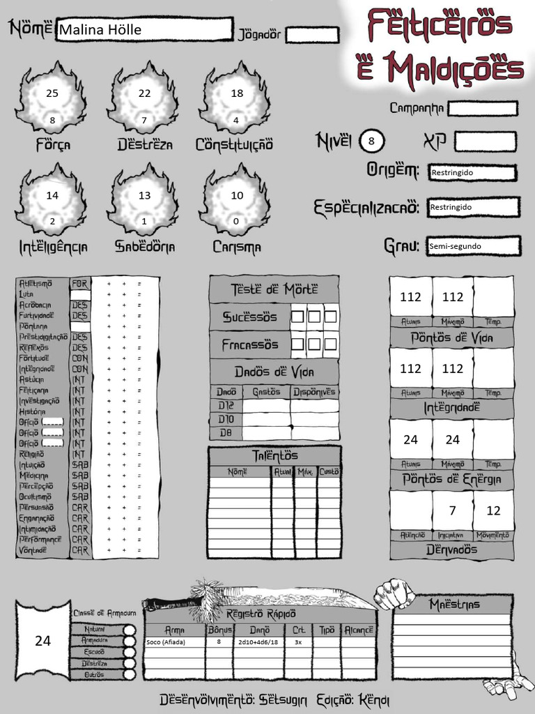 Ficha Da Malina | PDF