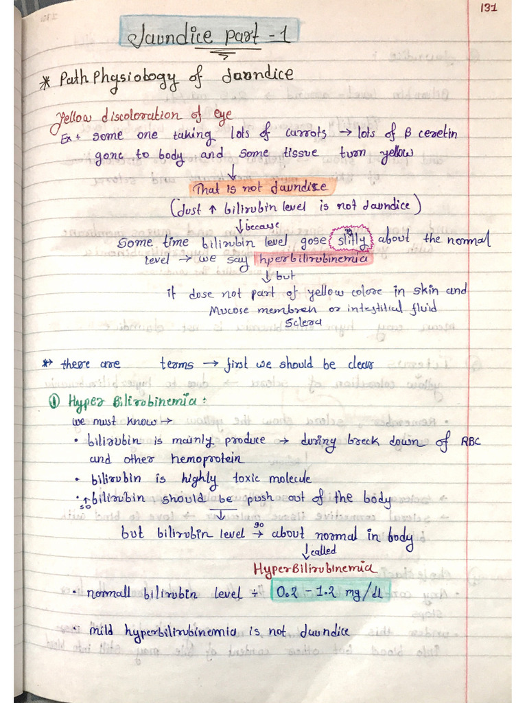 Jaundice Part-1 | PDF