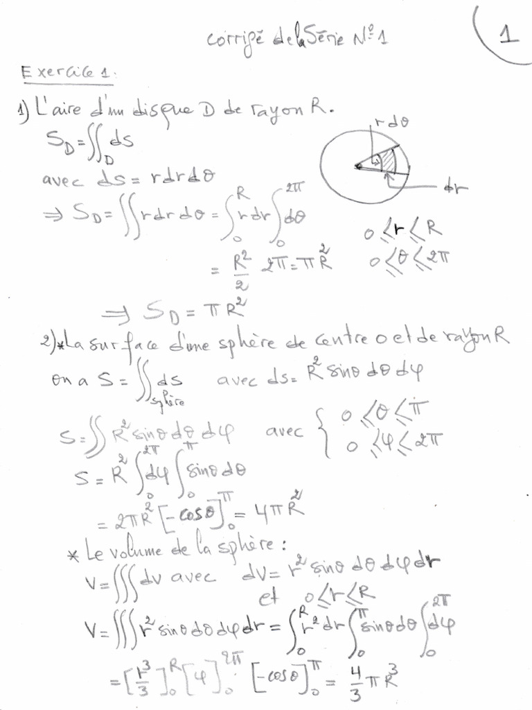 Corrigé Série1 | PDF