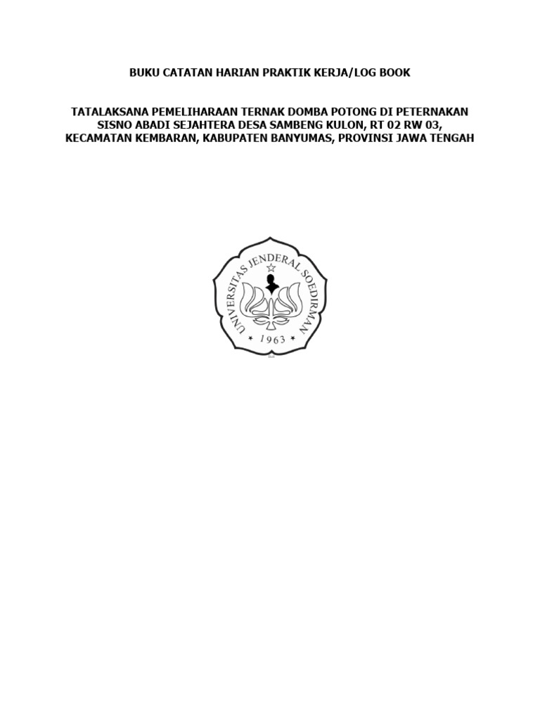 LOGBOOK KOSONG | PDF