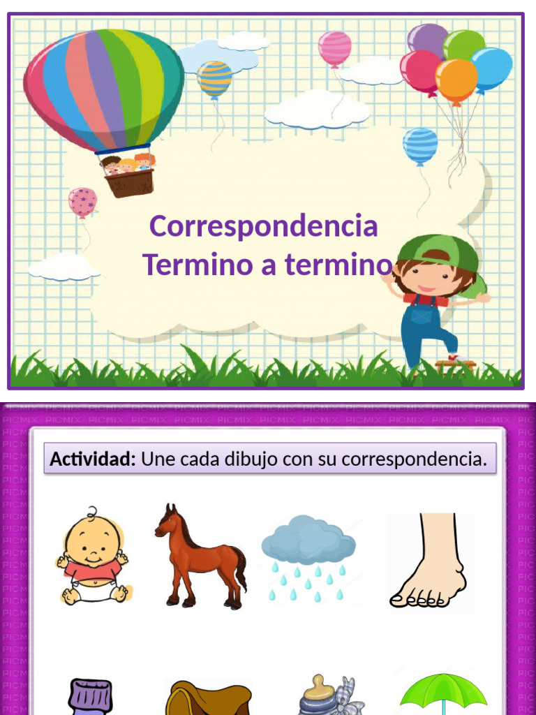 Correspondencia Termino A Termino | PDF
