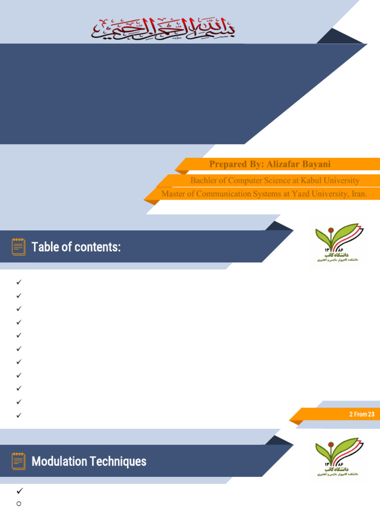 03 - Modulation and Multiple Access | PDF | Modulation | Duplex (Telecommunications)