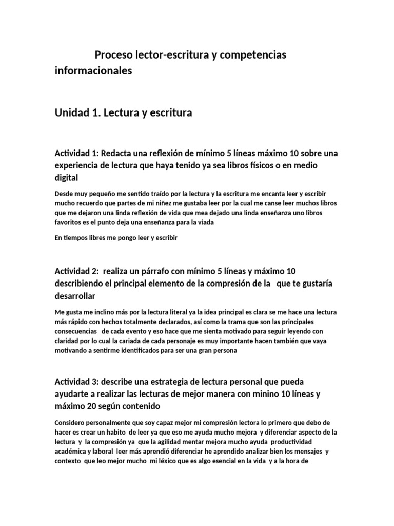 Estrategias de Lectura y Escritura en Primaria | PDF | Aprendizaje ...