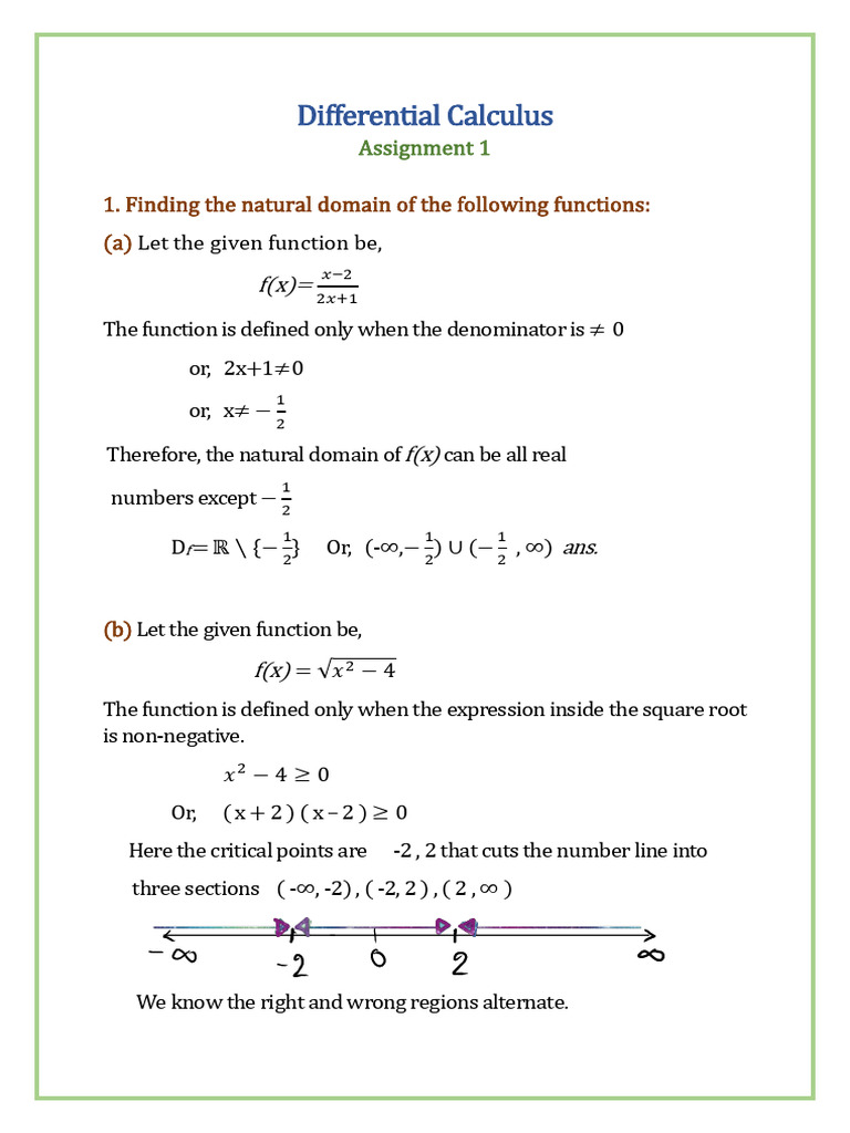 Math Assignment 1st Year 1st Semister Doc 2 - 250114 - 223450 | PDF | Function (Mathematics ...