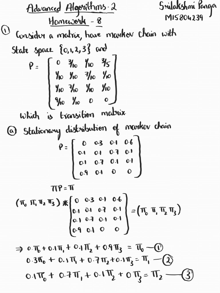 Advanced Algorithms HW8 | PDF