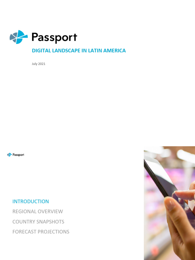 Digital Landscape in Latin America | PDF | 4 G | Mobile Web