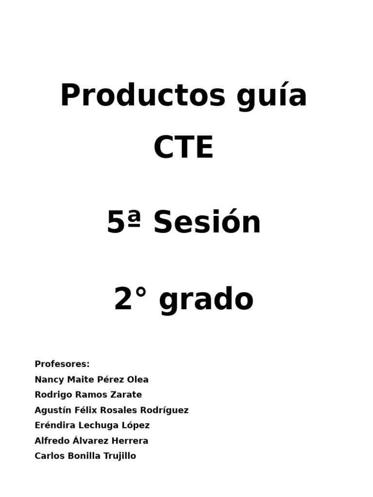 Respuesta Cte 2° | PDF | Enseñando | Maestros