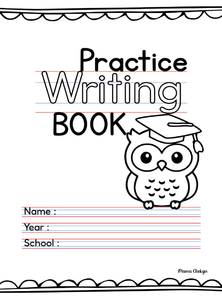Practise Writing Book | PDF