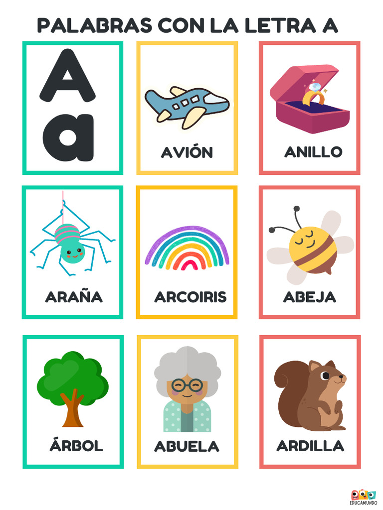 Palabras que contienen la letra A | PDF