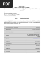 Updated Format of Form DIR-2 - Taxguru - in | PDF | Public Law | Common Law