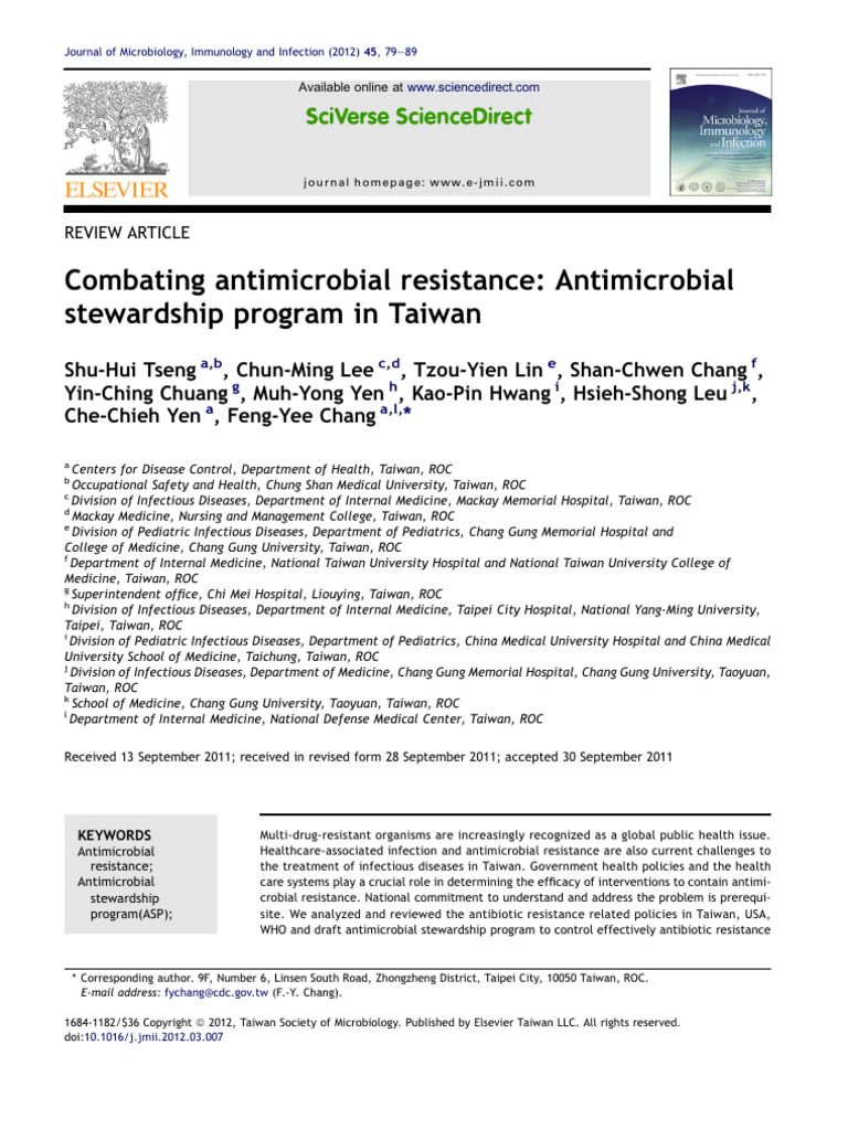 Combating Antimicrobial Resistance Antimicrobial Stewardship Program in ...