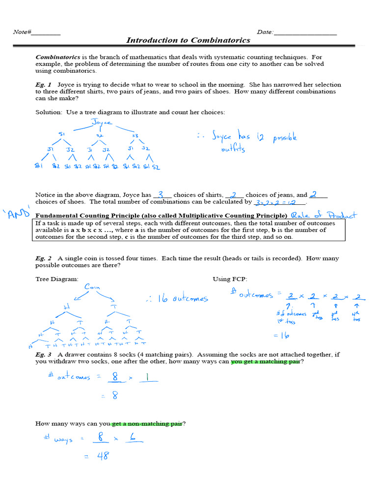 1 - Introduction To Combinatorics | PDF | Mathematics