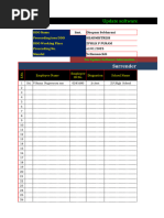 Leave Register Format PDF | PDF