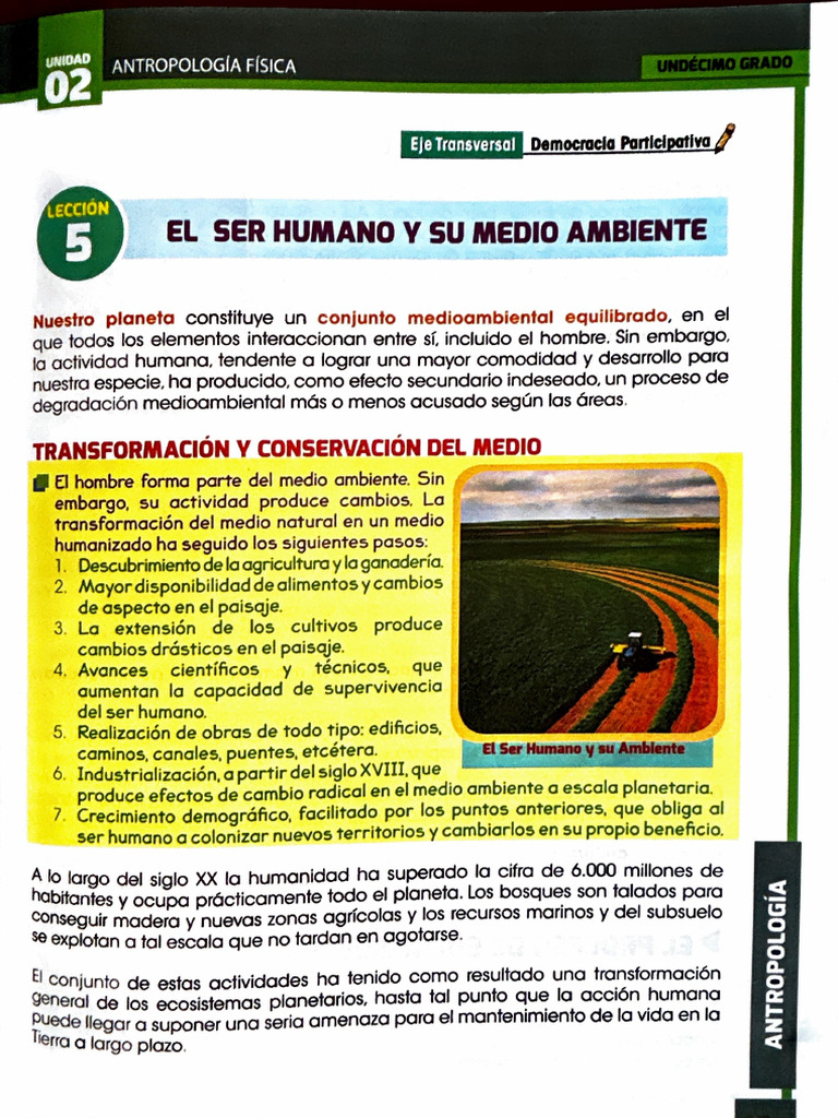 Antro | PDF | Agricultura | Entorno natural