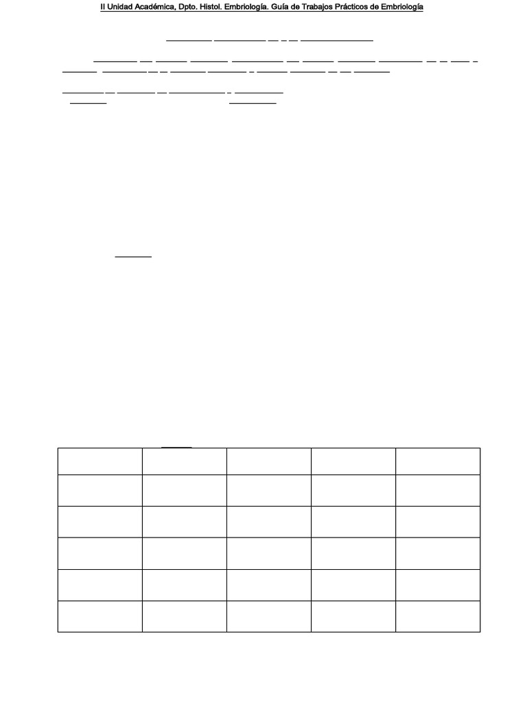 Guía de TP 9 Embrio Nervioso cara paladar coluna craneo sentidosRESUELTA | PDF | Fluido ...