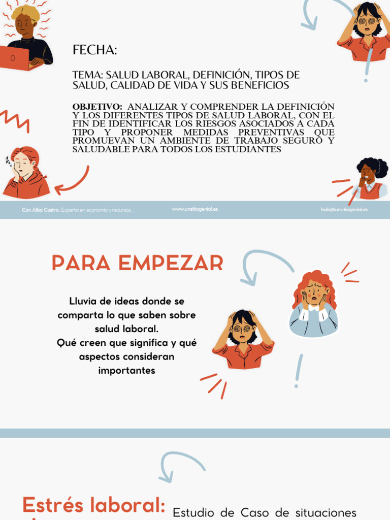 Salud Laboral. - 3ro Conta | PDF | Seguridad y salud ocupacional | Salud mental