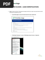 UAN Generation Using UMANG APP User Manual | PDF | Mobile App | Software
