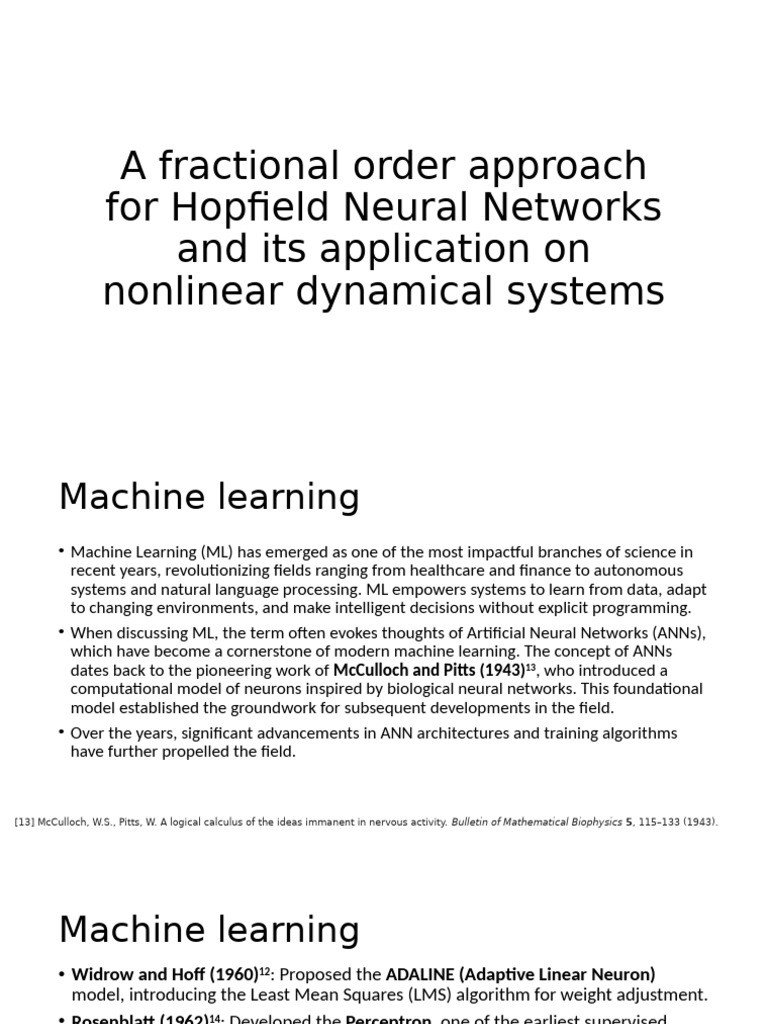 Machine Learning For Pattern Recognition | PDF | Machine Learning | Chaos Theory