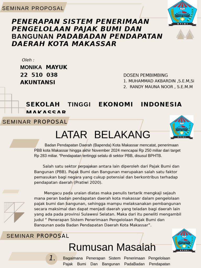 Sempro Monika Mayuk (Gelombang 2) | PDF