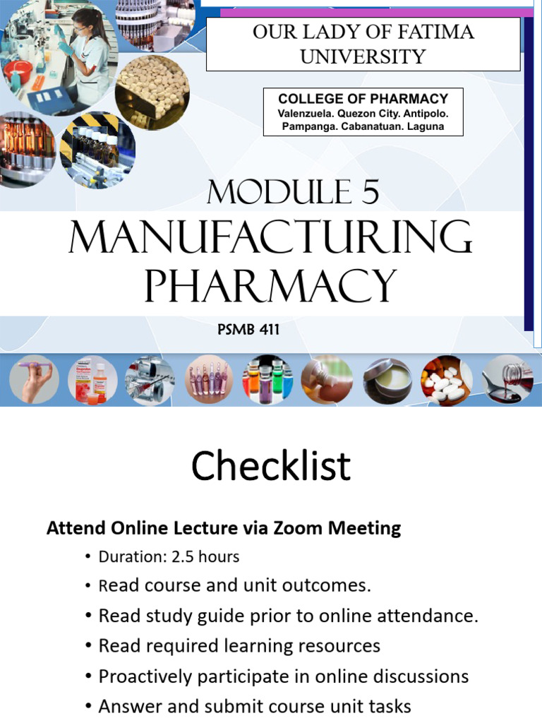 Manufacturing Pharmacy Overview and Guidelines | PDF | Food And Drug ...