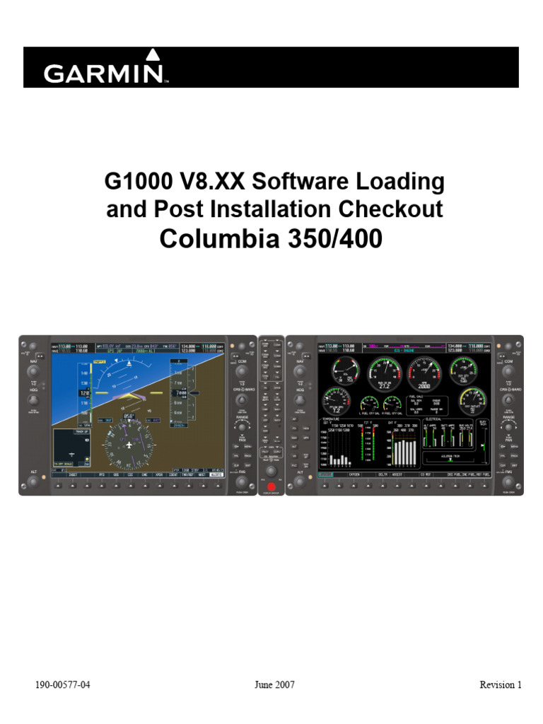 g1000 | PDF | Aerospace | Avionics
