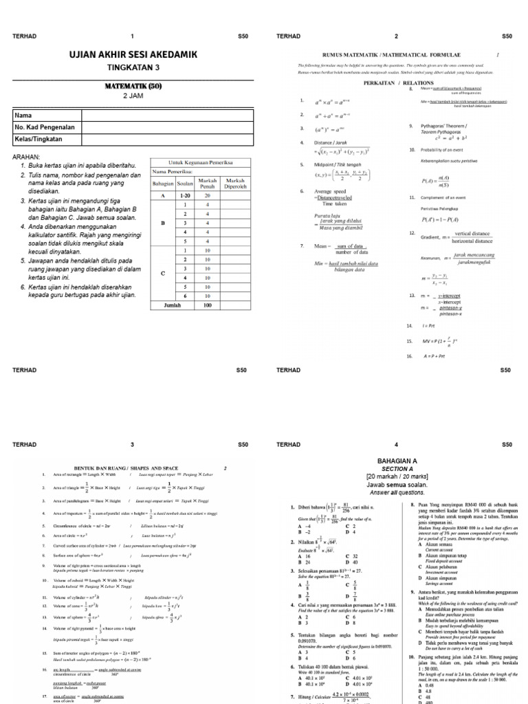 UASA - MATH F3 - Google 文档 | PDF
