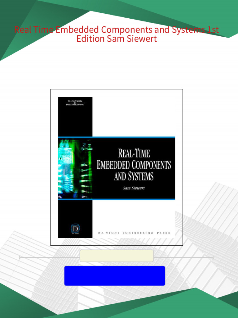 Real Time Embedded Components and Systems 1st Edition Sam Siewert - The Ebook in PDF Format With ...