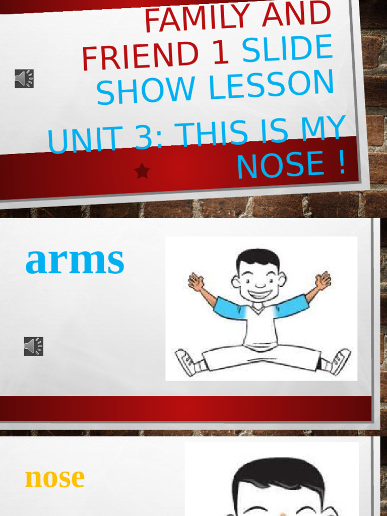 Family and Friend 1 Slide Show Lesson | PDF