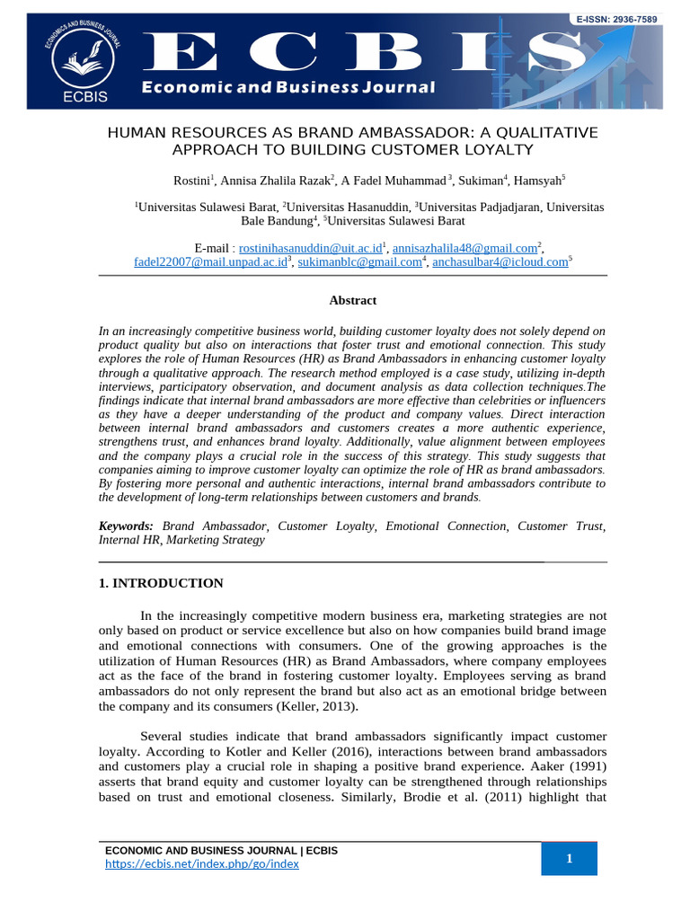 rostini | PDF | Brand | Qualitative Research