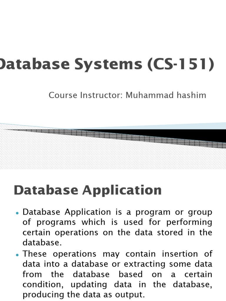 DB Lec2.Pptx | PDF | Databases | Information Management