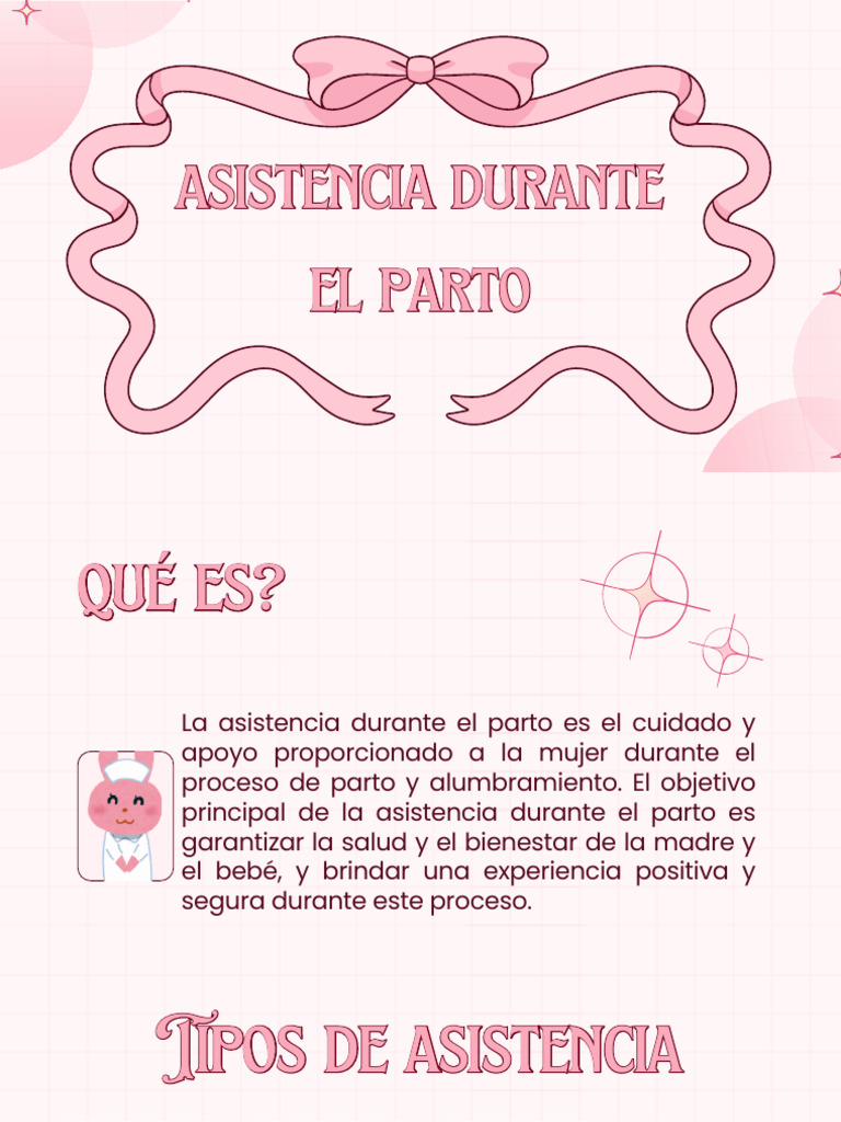 Asistencia durante el parto: tipos y beneficios | PDF | Parto | Partería