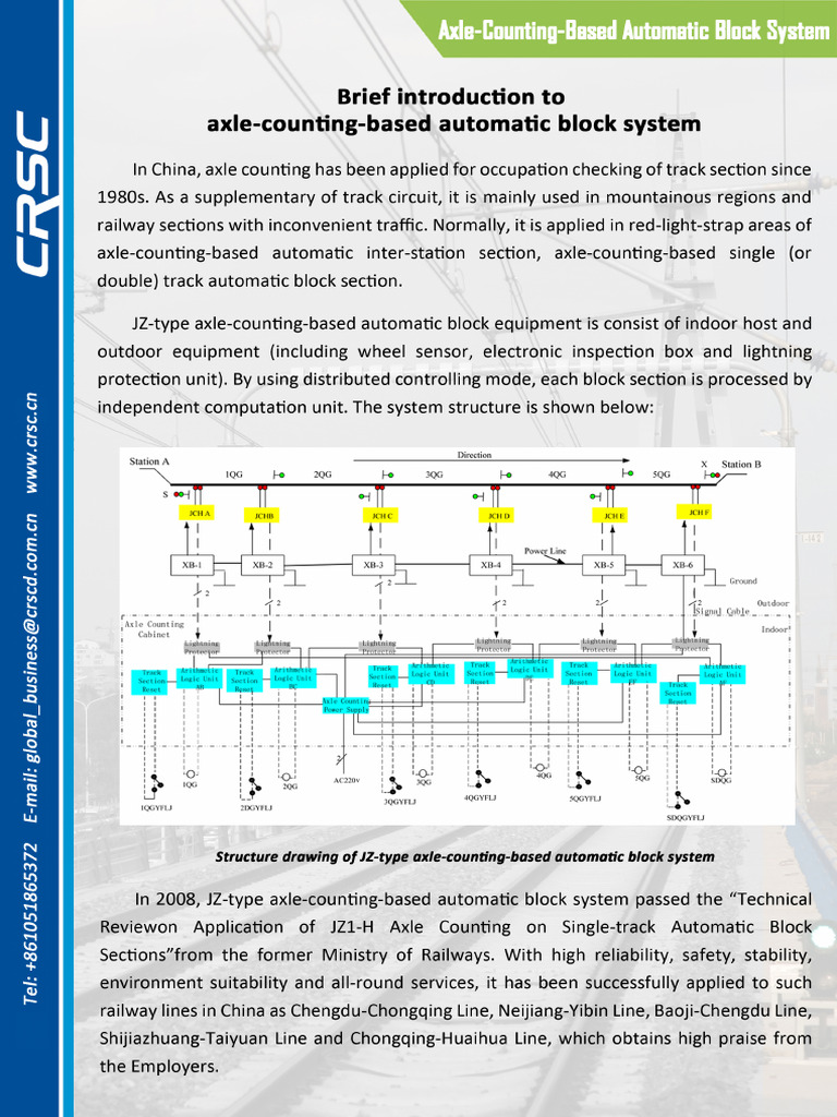 Axle-Counting-Based Automatic Block System | PDF