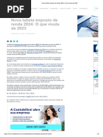 Tabela Anexo III Simples Nacional 2024 | PDF | Contabilidade | Impostos