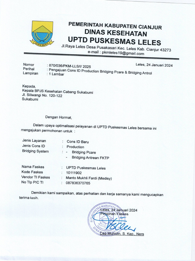 Permohonan Bridging | PDF