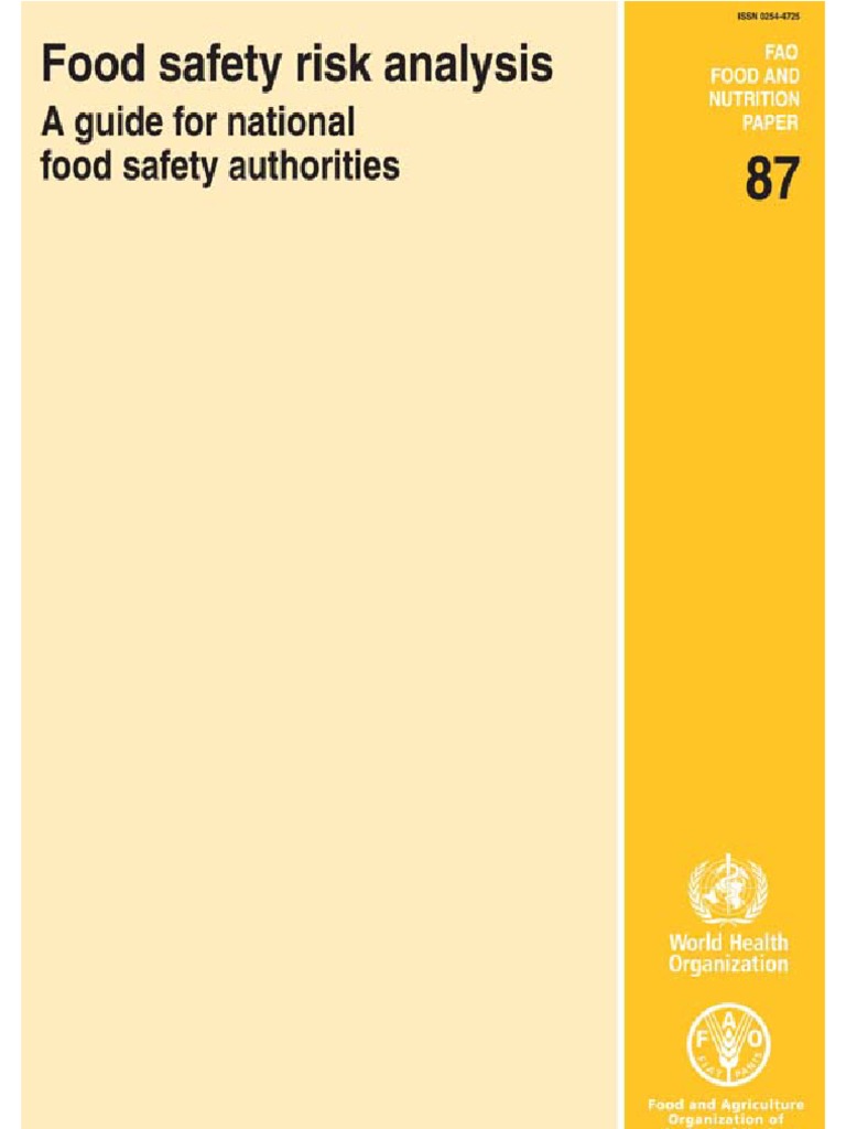 Food Safety Risk Analysis | PDF | Risk Management | Food Safety
