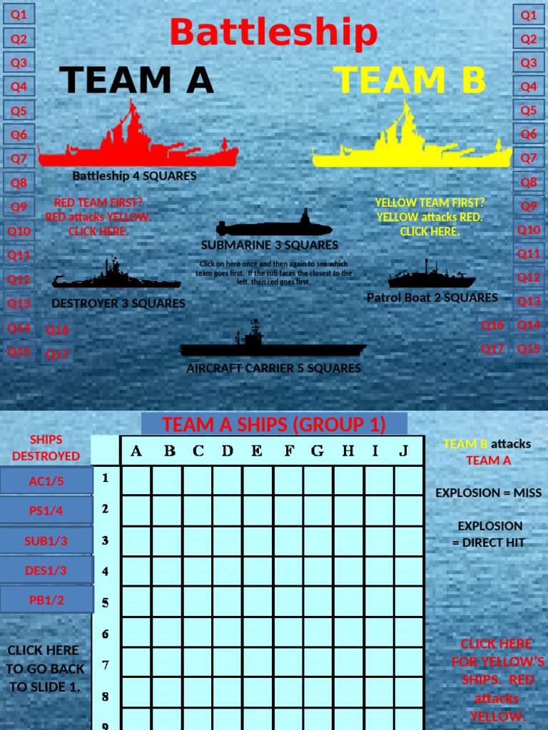 Prepositions of Time Battleship Interactive Game 3 Games 25022 | PDF ...