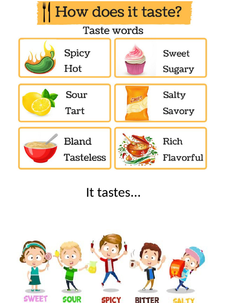 Tastes Game | PDF