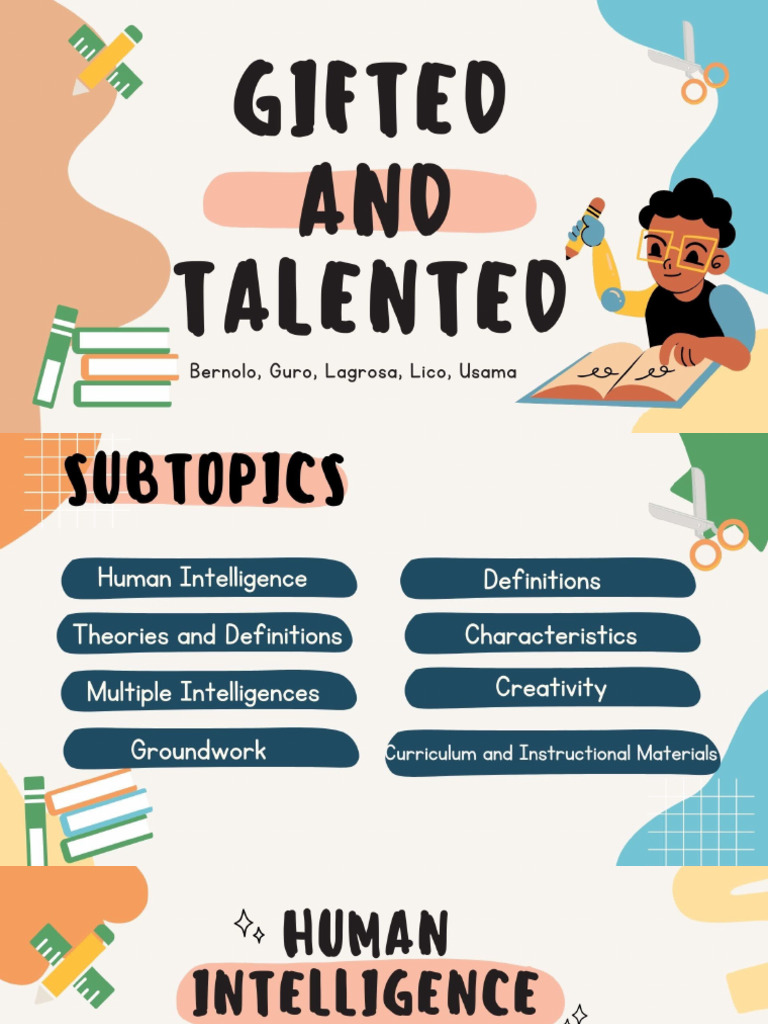 Gifted and Talented | PDF