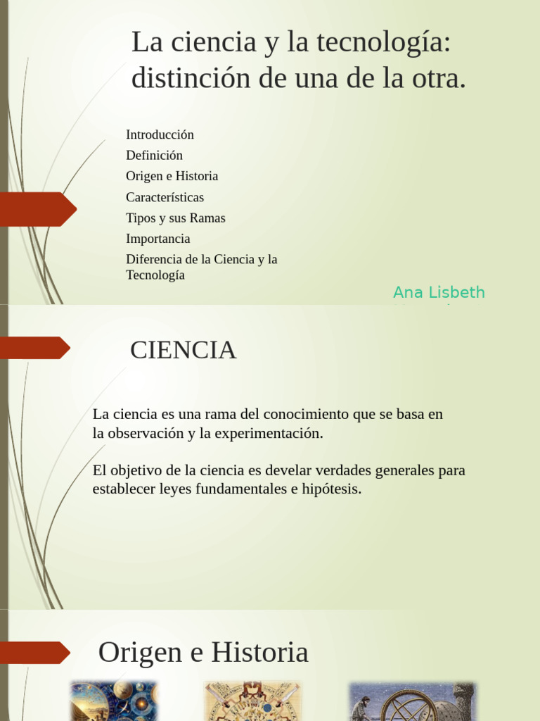 Ciencia y Tecnología: Diferencias Clave | PDF | Science | Experimentar