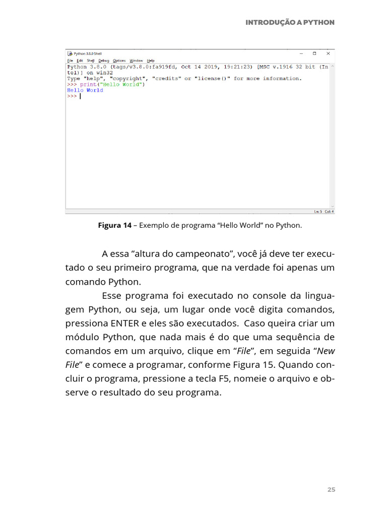 EBOOK - INTRODUÇÃO A PYTHON (EDITORA IFRN) - 26 | PDF