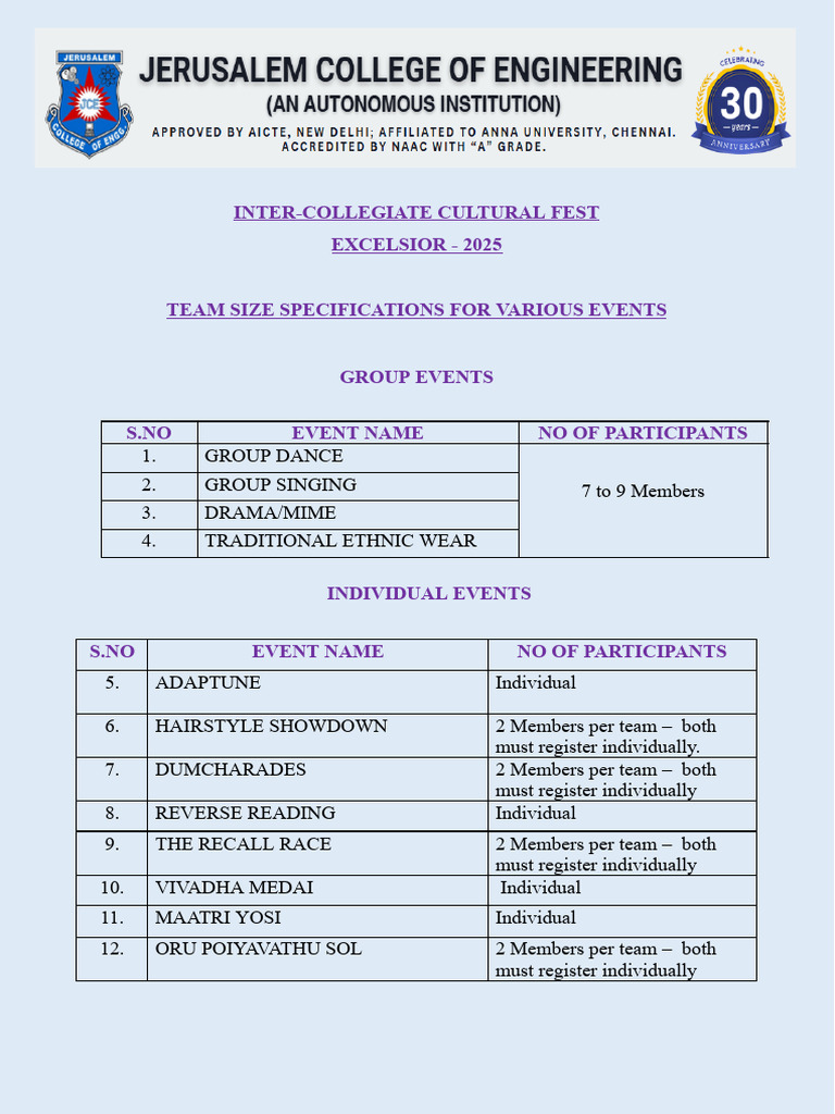 Team Size Specifications.docx | PDF