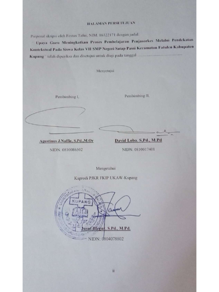 Festus Persetujuan-517 | PDF