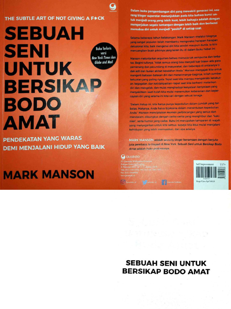 Sebuah Seni Untuk Bersikap Bodo Amatpdf Compress | PDF