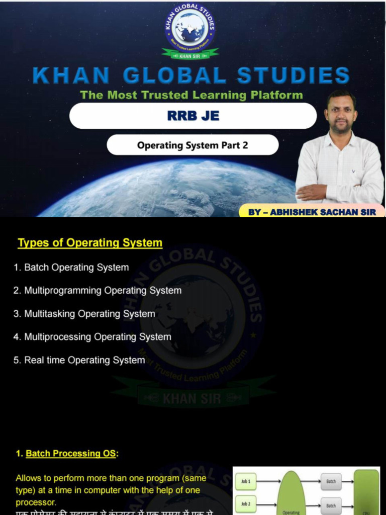 Lecture-20 - Operating System (Part-02) - 9798958342 | PDF