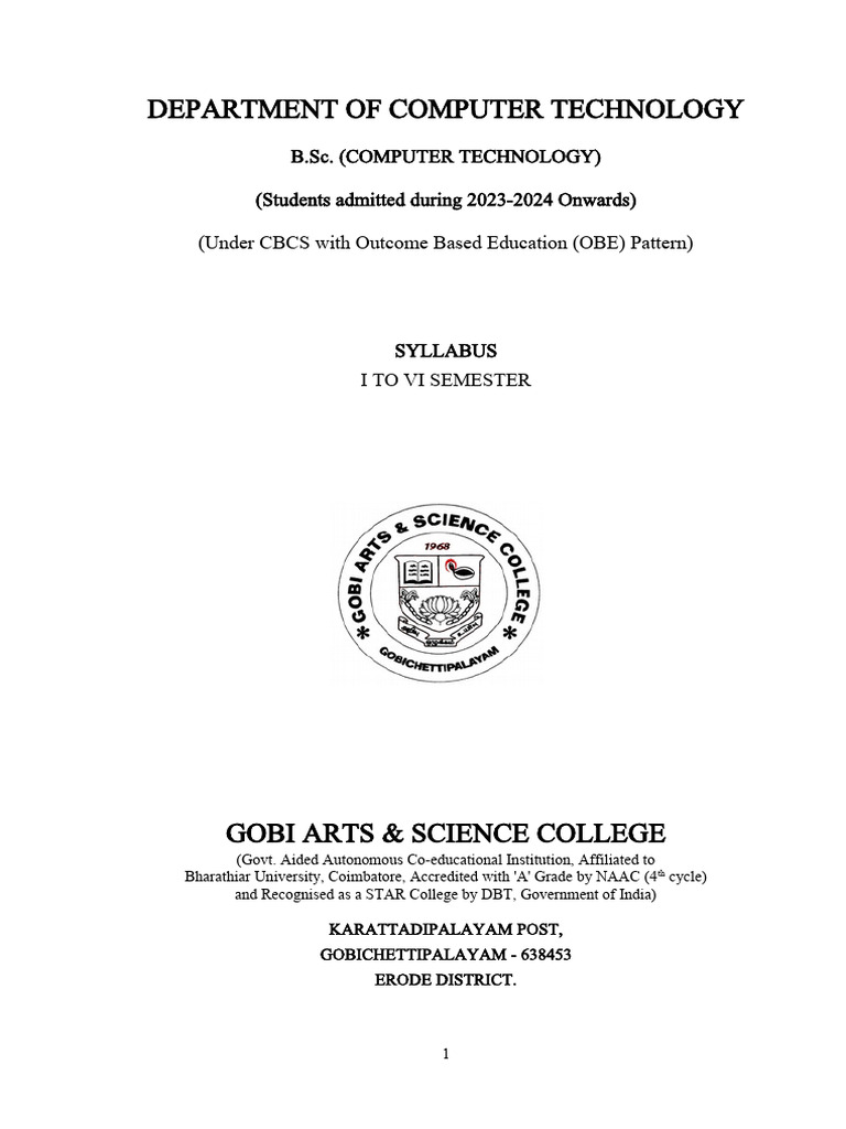 B.Sc. Computer Technology | PDF | C++ | Class (Computer Programming)