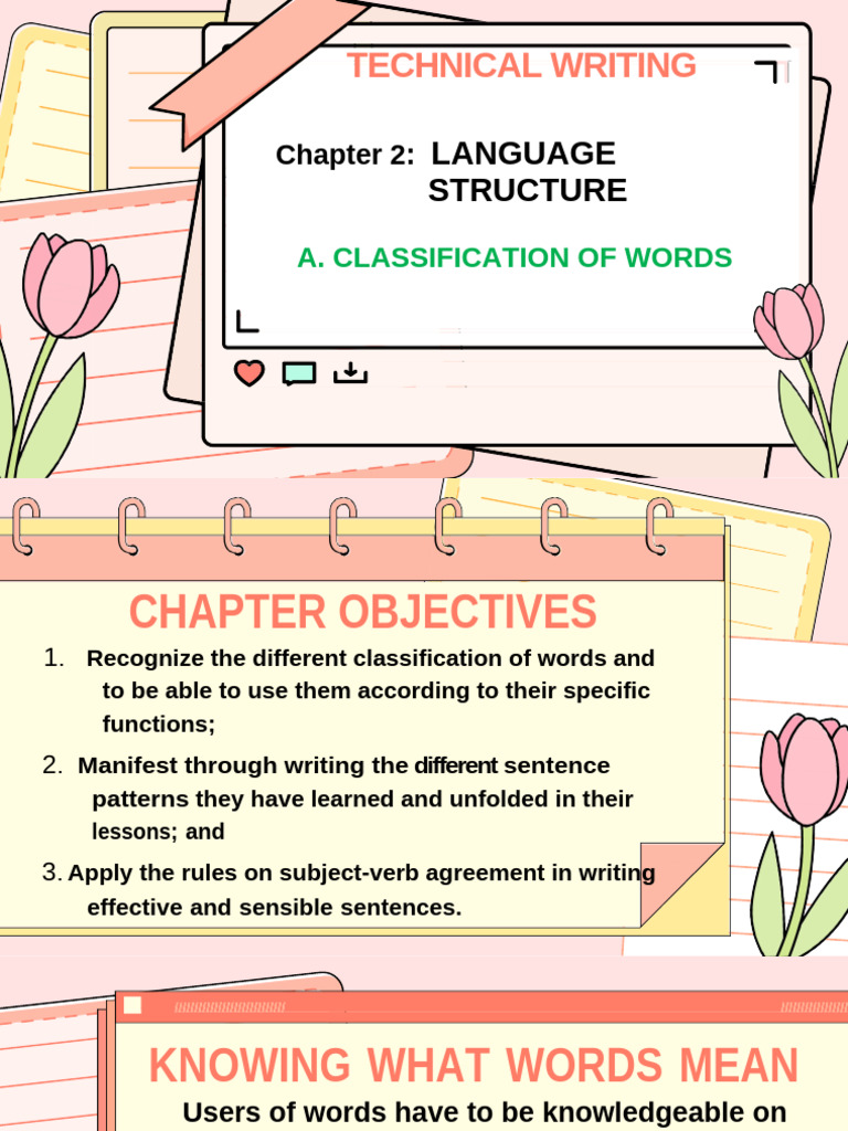 Understanding Word Classifications in Writing | PDF | Word | Thou