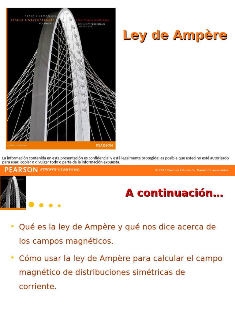 Ley de Ampère | PDF | Corriente eléctrica | Integral