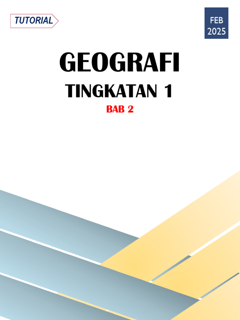 T1 Geografi (Bab 2) Tutorial | PDF